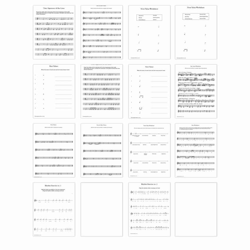 How to Write Music - Staff, Clefs, Note & Rest Values Explained