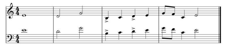 4.a. Transposing Melodies: Keep Pitch Across Clefs - Helena Piano ...